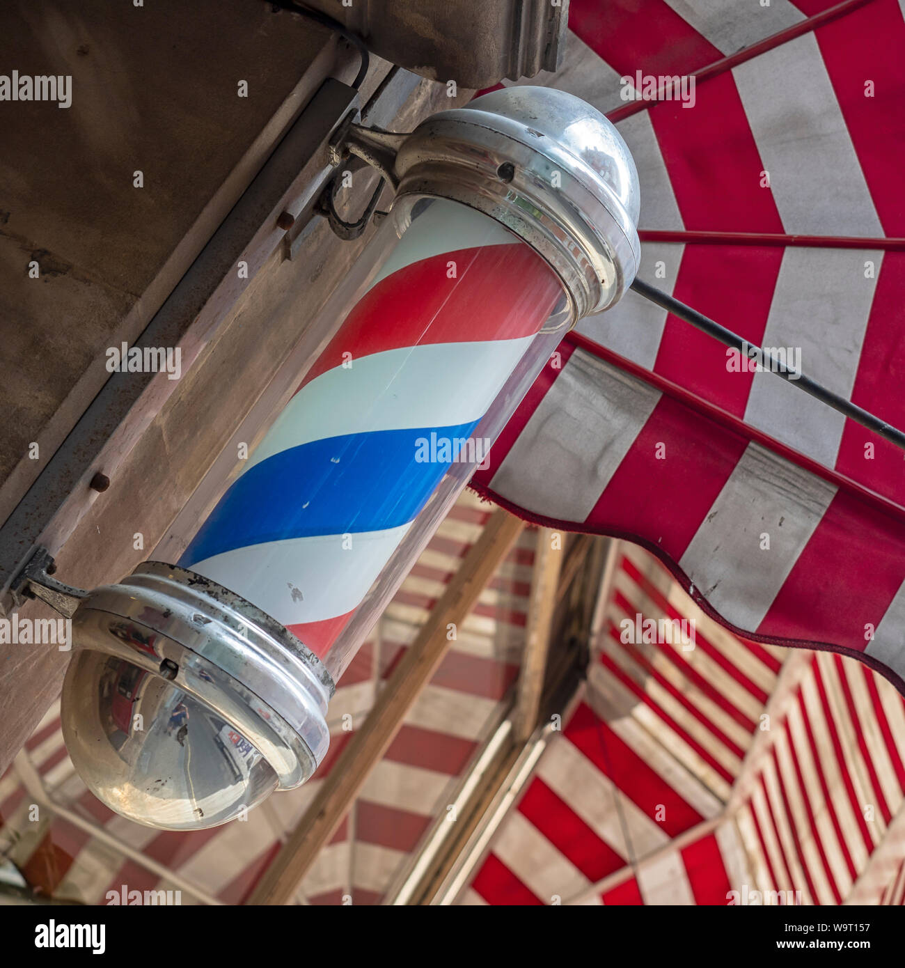 Striped Barber Pole High Resolution Stock Photography and Images - Alamy