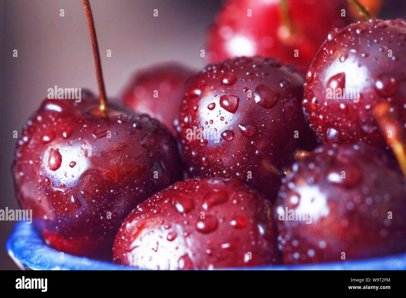 Selective focus ripe cherry hi-res stock photography and images - Alamy
