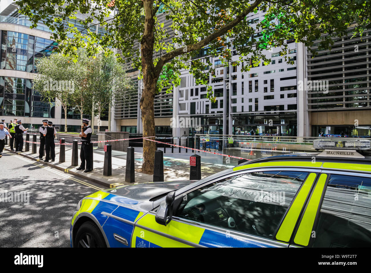 London, UK, 15th August, 2019. Scene in Marsham Street, outside the ...