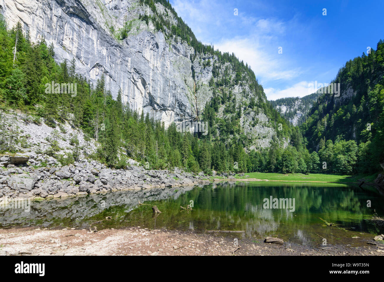 Source of river traun in ausseerland salzkammergut hi-res stock ...