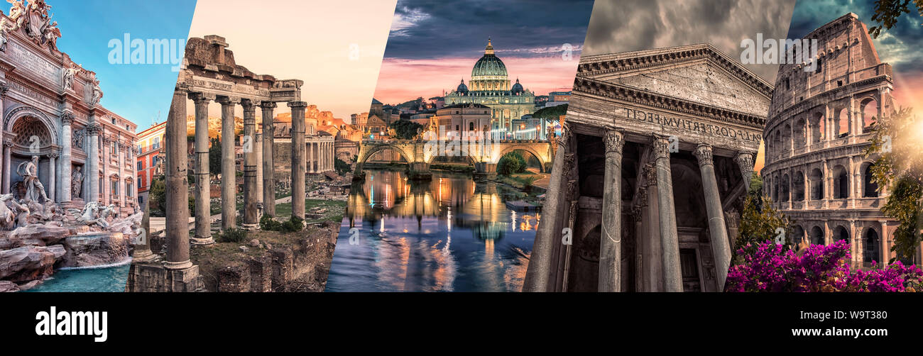 Vintage photo of rome hi-res stock photography and images - Alamy
