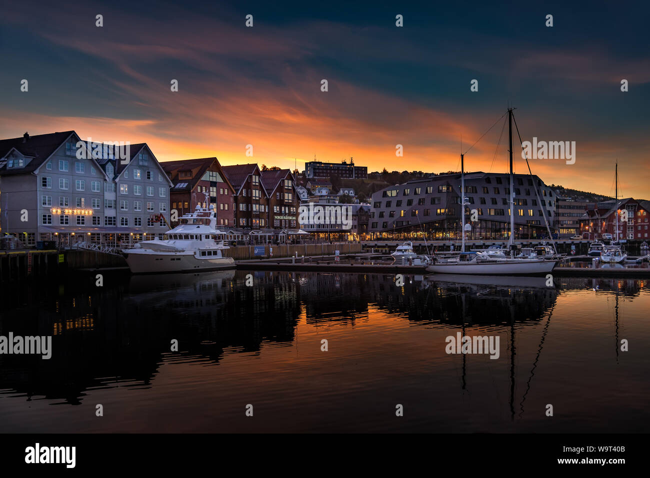 Northern lights tromso city hi-res stock photography and images - Alamy