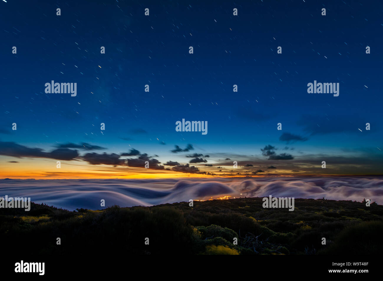 Stars over ocean dark night hi-res stock photography and images - Alamy