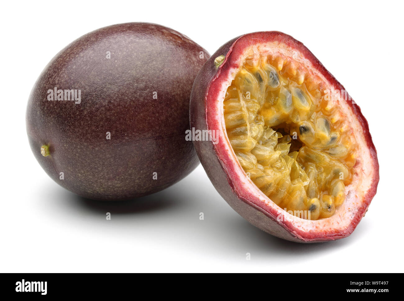 Whole half fresh yellow Cut Out Stock Images & Pictures - Alamy