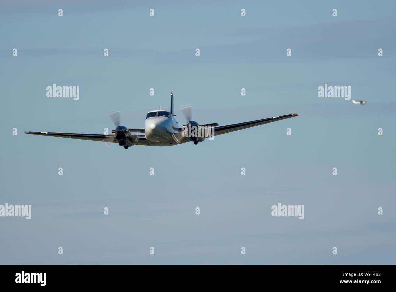 Beech B90 Kingair plane G-JOTA operated by JOTA Aviation at London ...