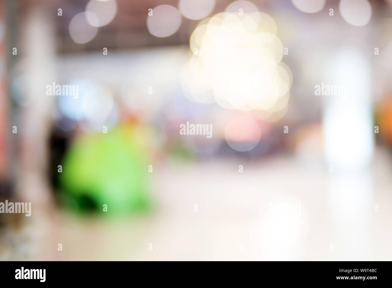 Blur store with bokeh background Stock Photo - Alamy