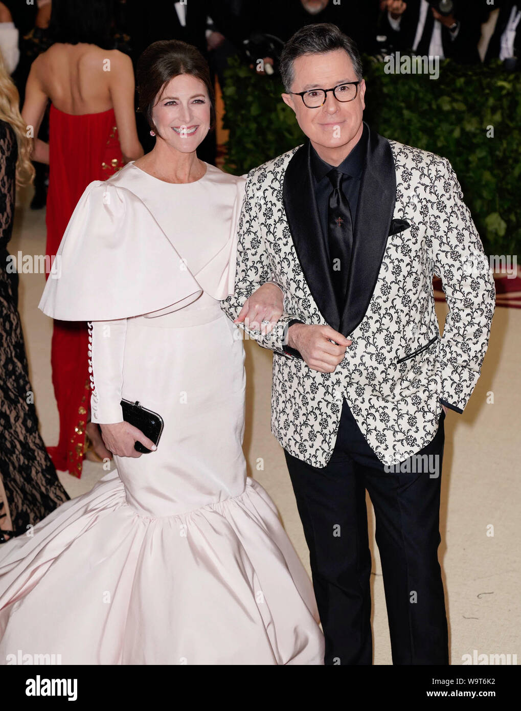 New York City, NY, USA. Stephen Colber, Evelyn McGee-Colbert at ...