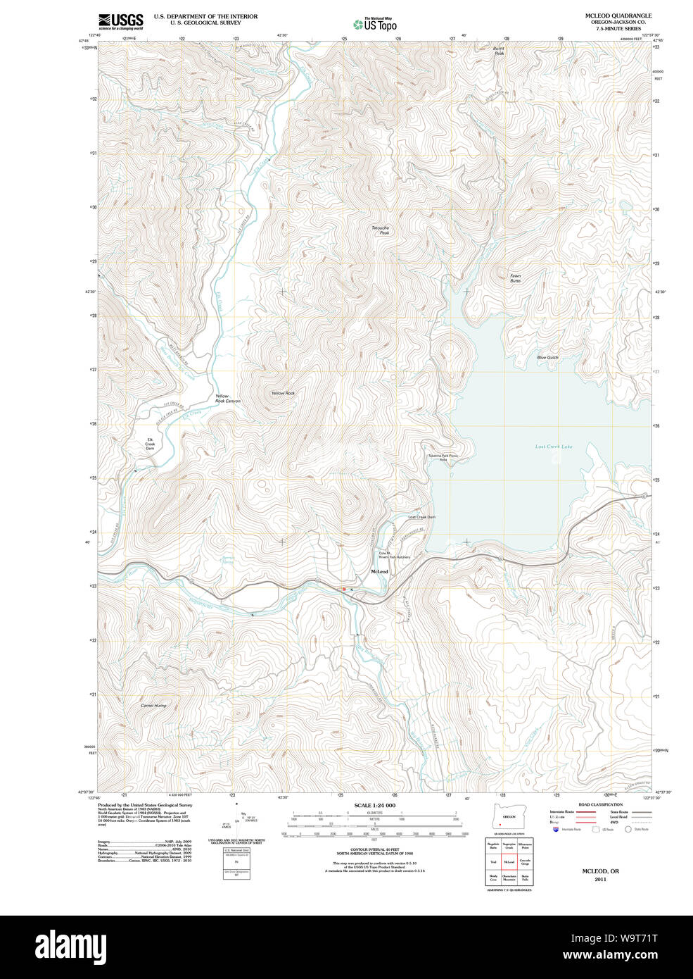Mcleod map hi-res stock photography and images - Alamy