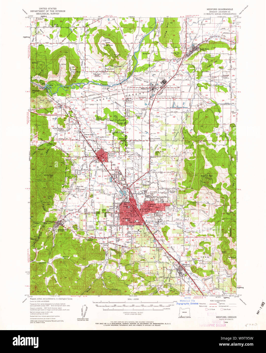 Medford map hi-res stock photography and images - Alamy