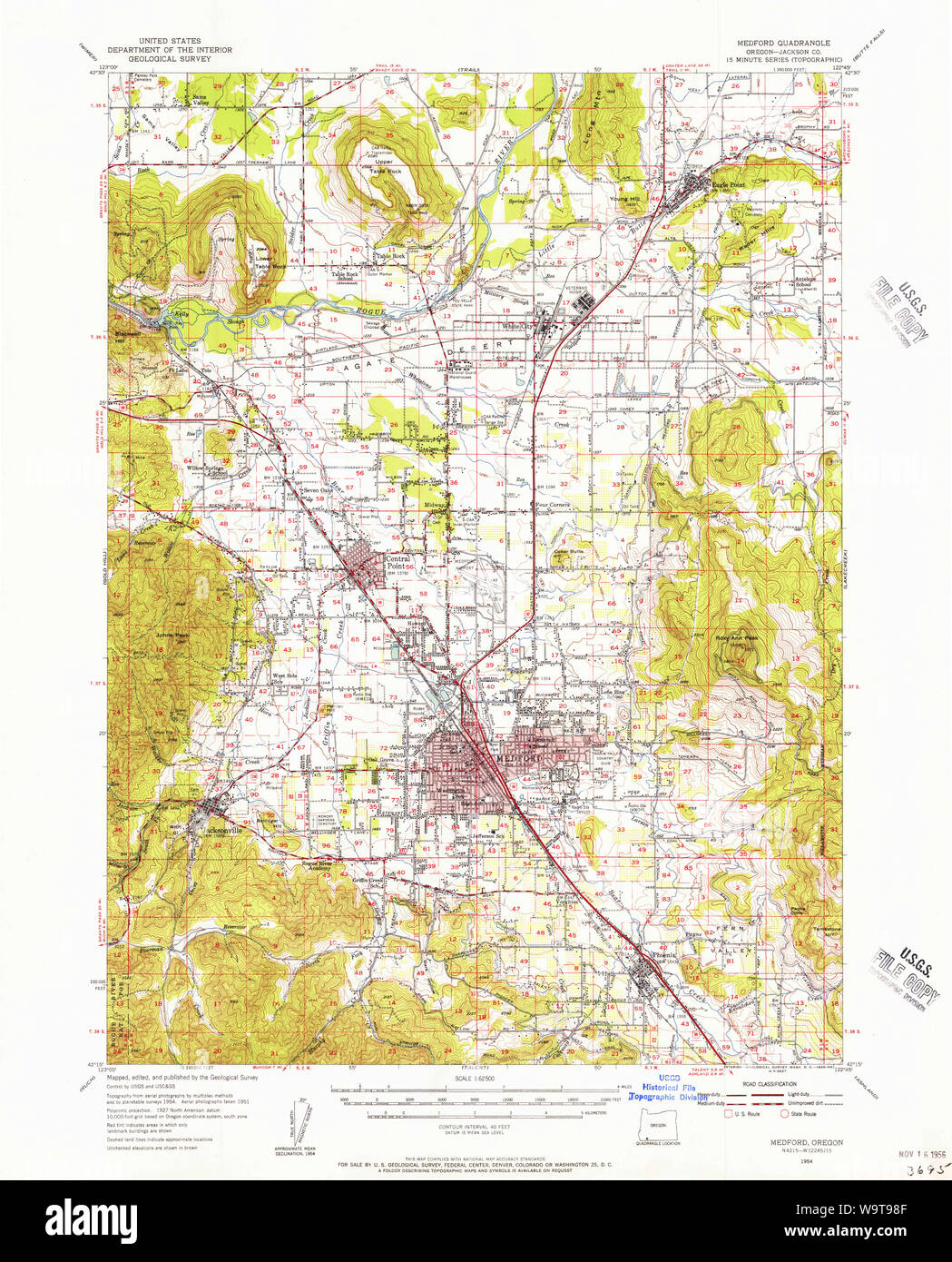 Medford map hi-res stock photography and images - Alamy
