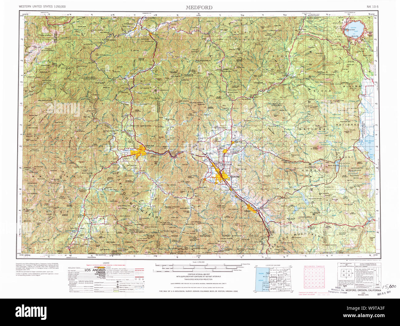 Medford map hi-res stock photography and images - Alamy