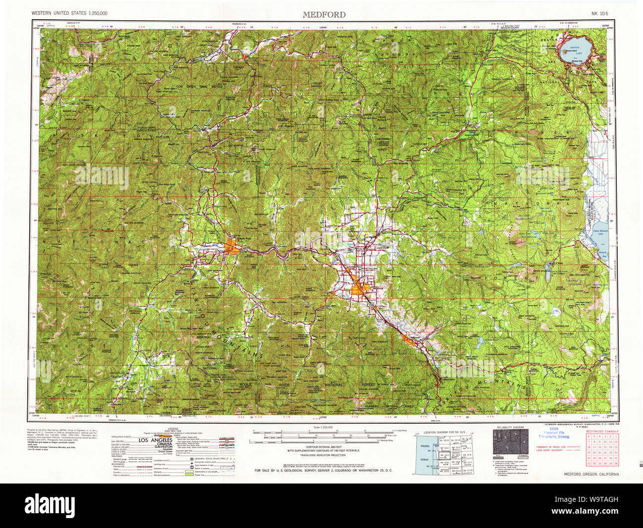 Medford map hi-res stock photography and images - Alamy