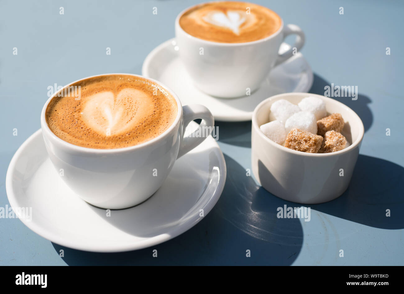 Two cups and saucers hi-res stock photography and images - Alamy