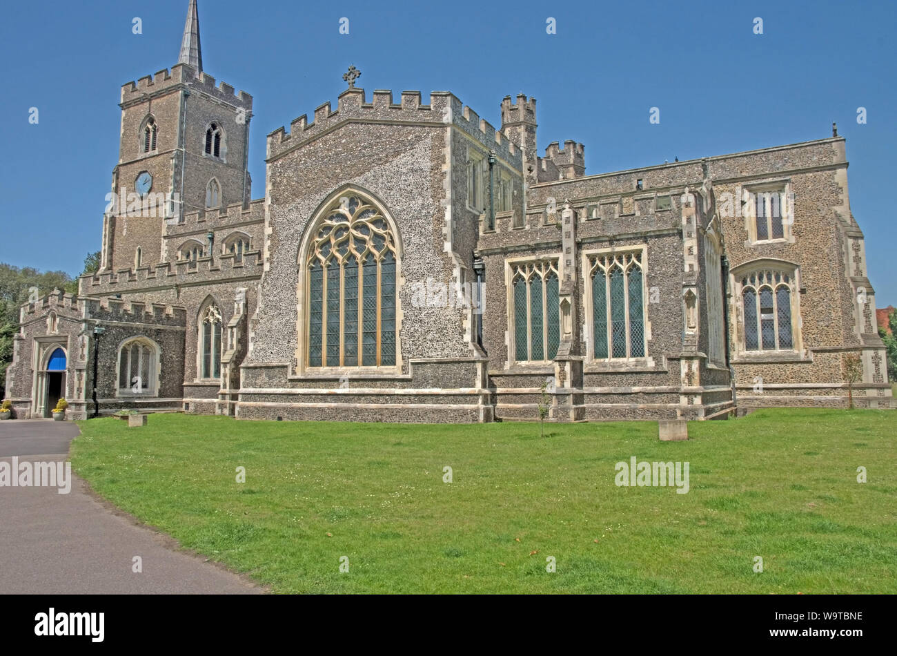 Ware St Mary The Virgin Church Hertfordshire Stock Photo - Alamy