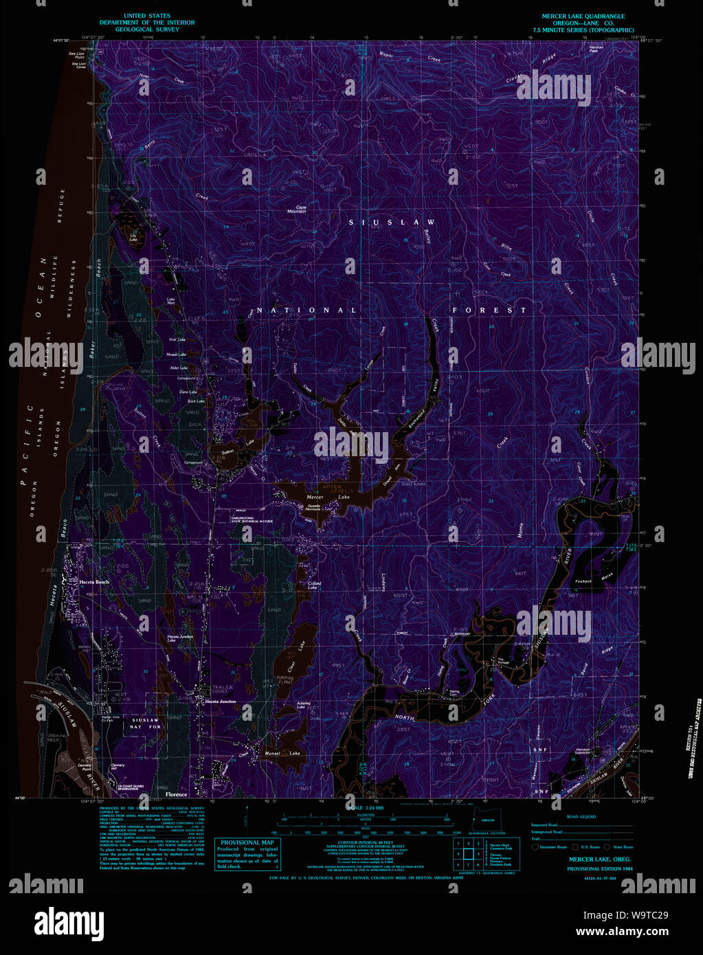 Map of mercer hi-res stock photography and images - Alamy