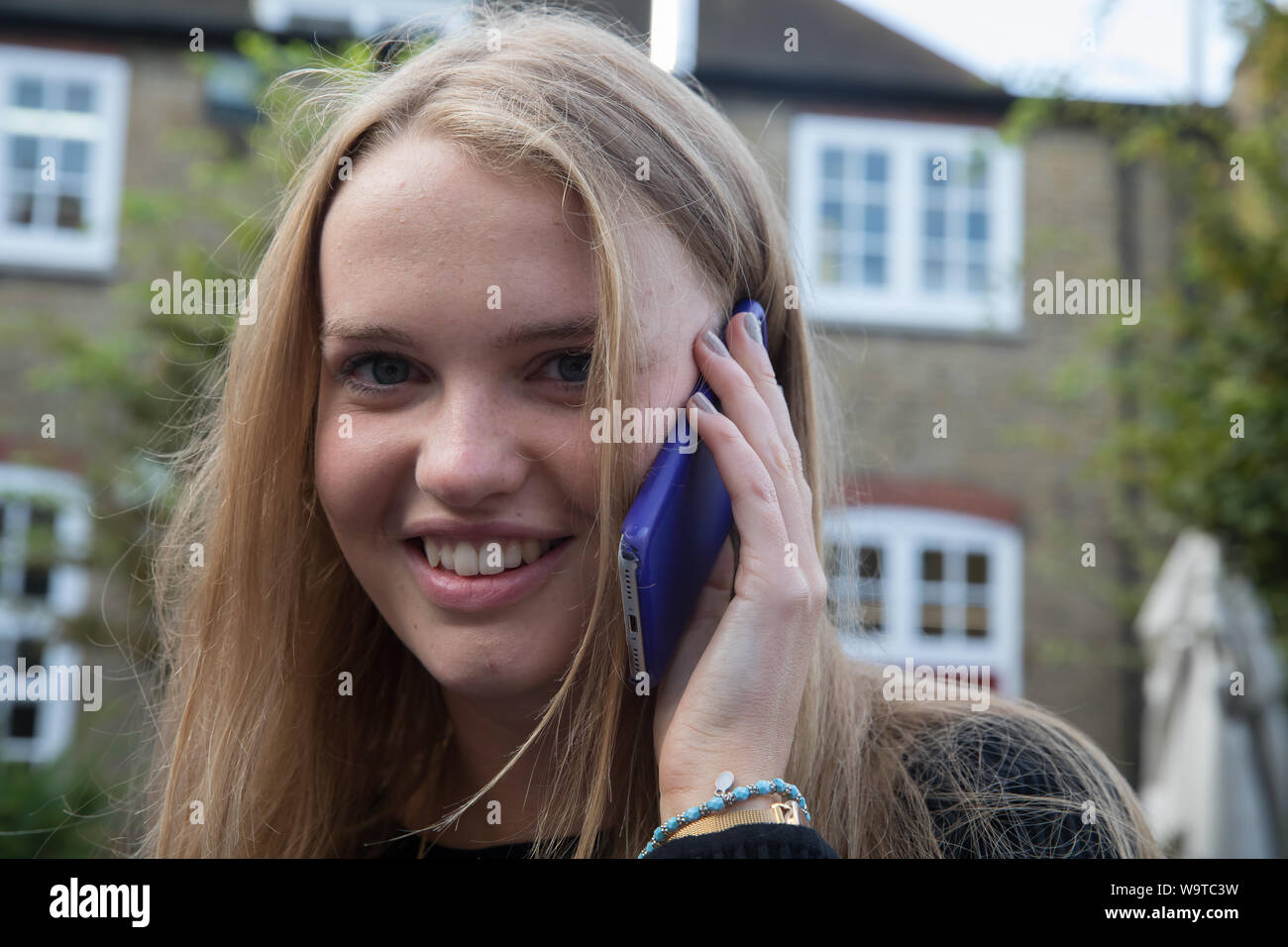 Nervous student with smiling teacher hi-res stock photography and ...