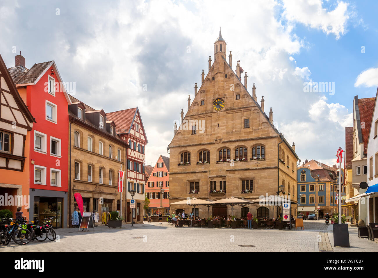 Historical city hall Weissenburg in Bavaria, Germany Stock Photo - Alamy