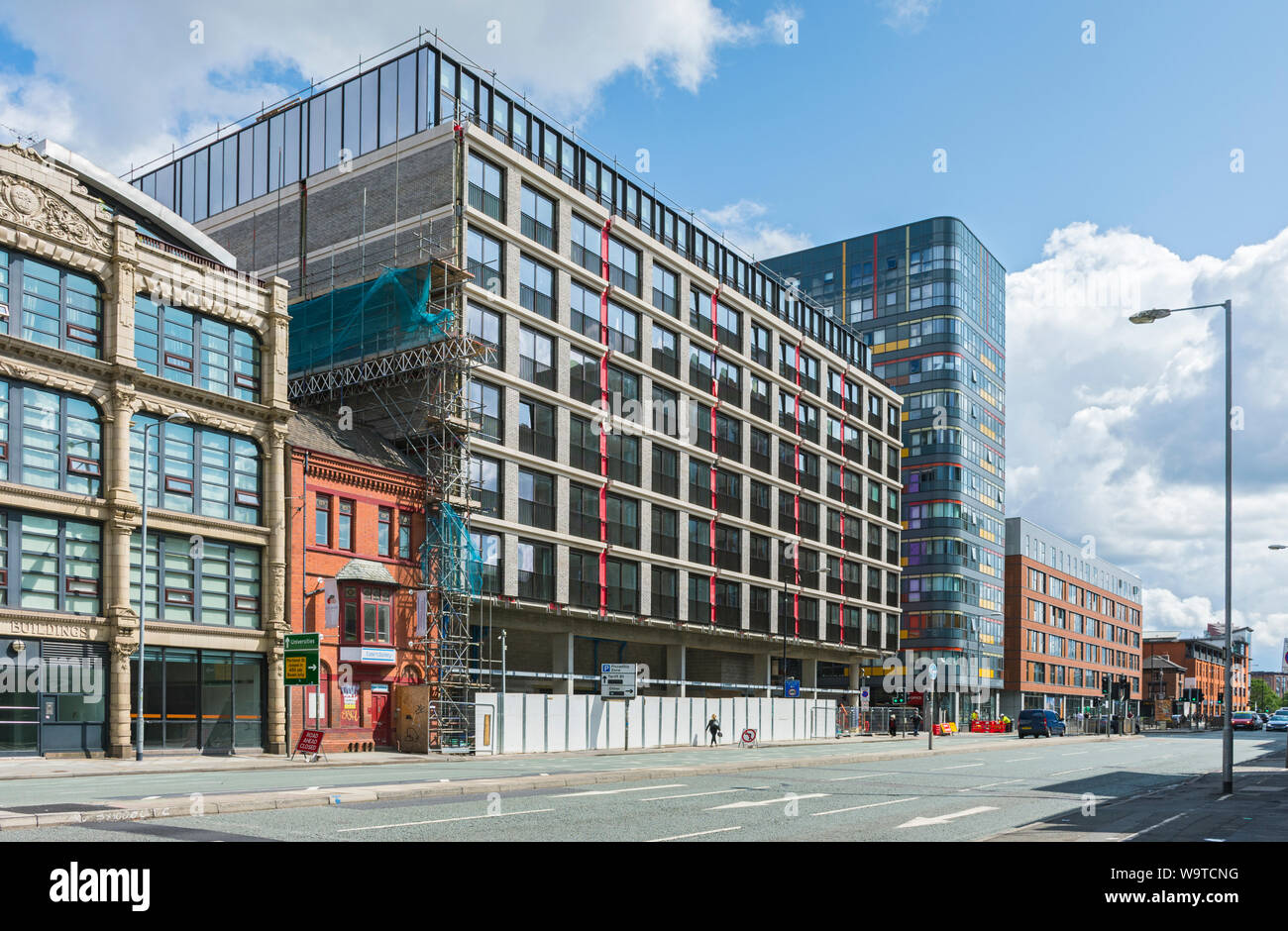 The Blossom Street apartment block (under construction), from Great ...