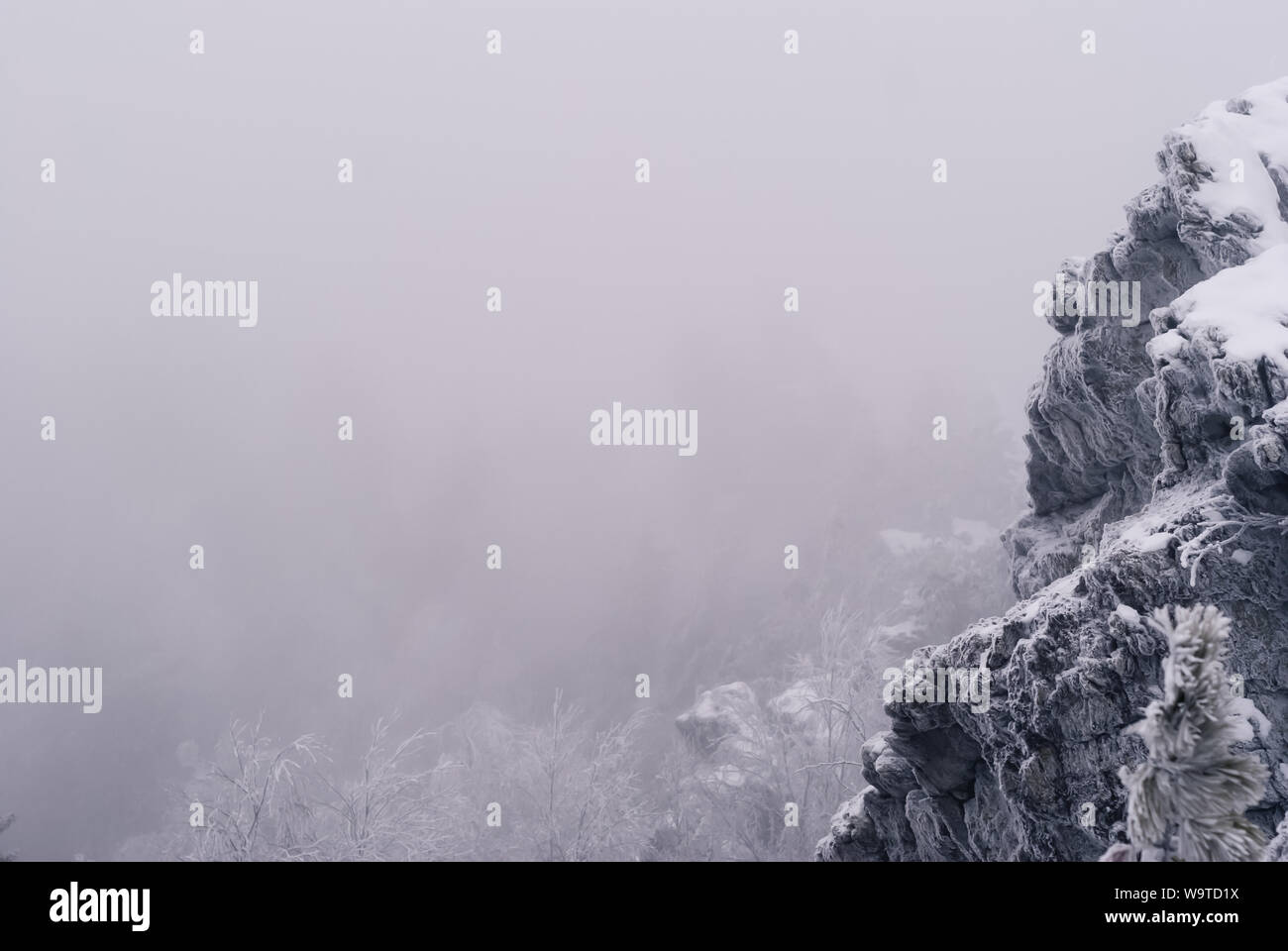 Outdoor frosting landscape with high nature hi-res stock photography ...