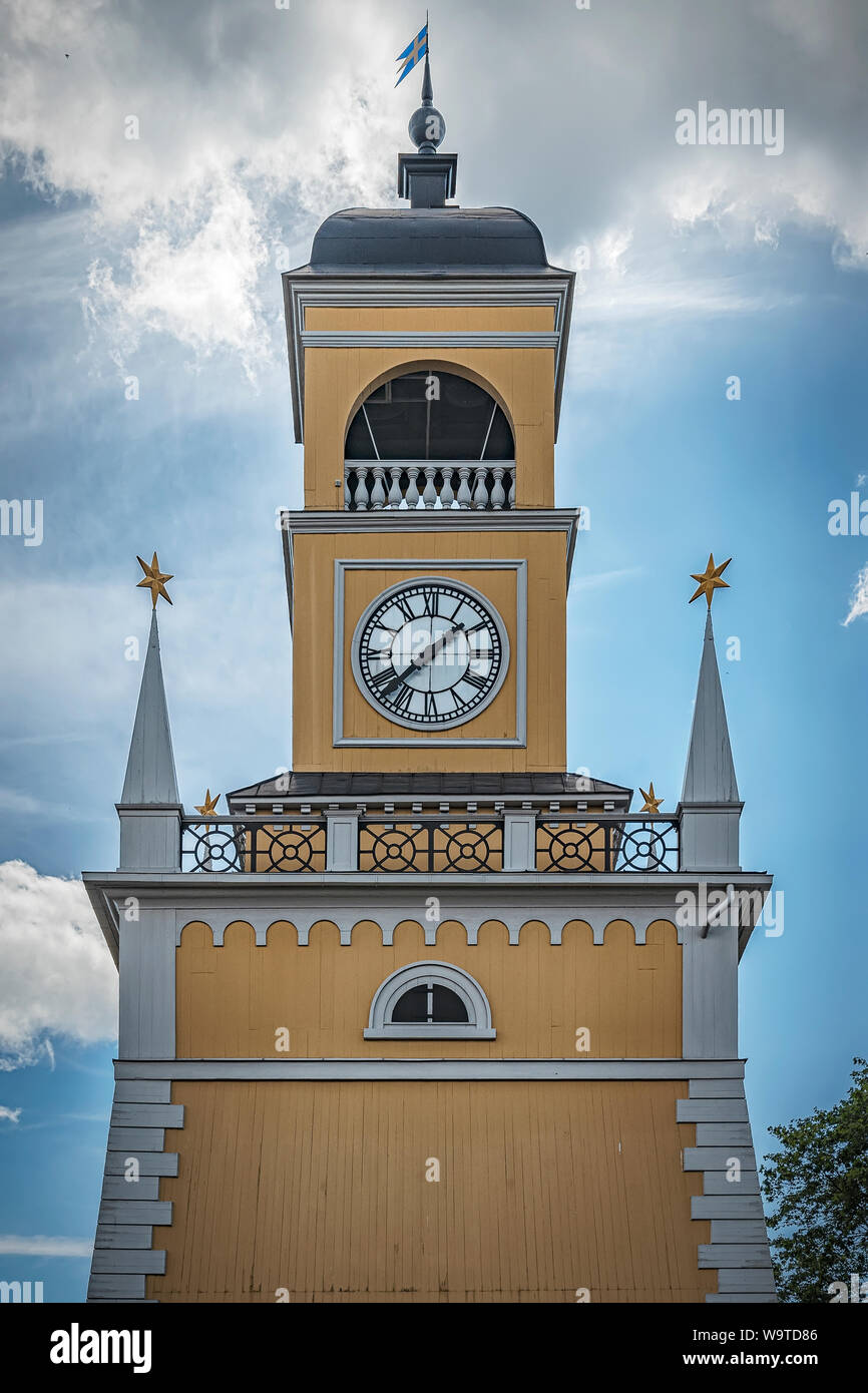 Wooden clock tower hi-res stock photography and images - Alamy