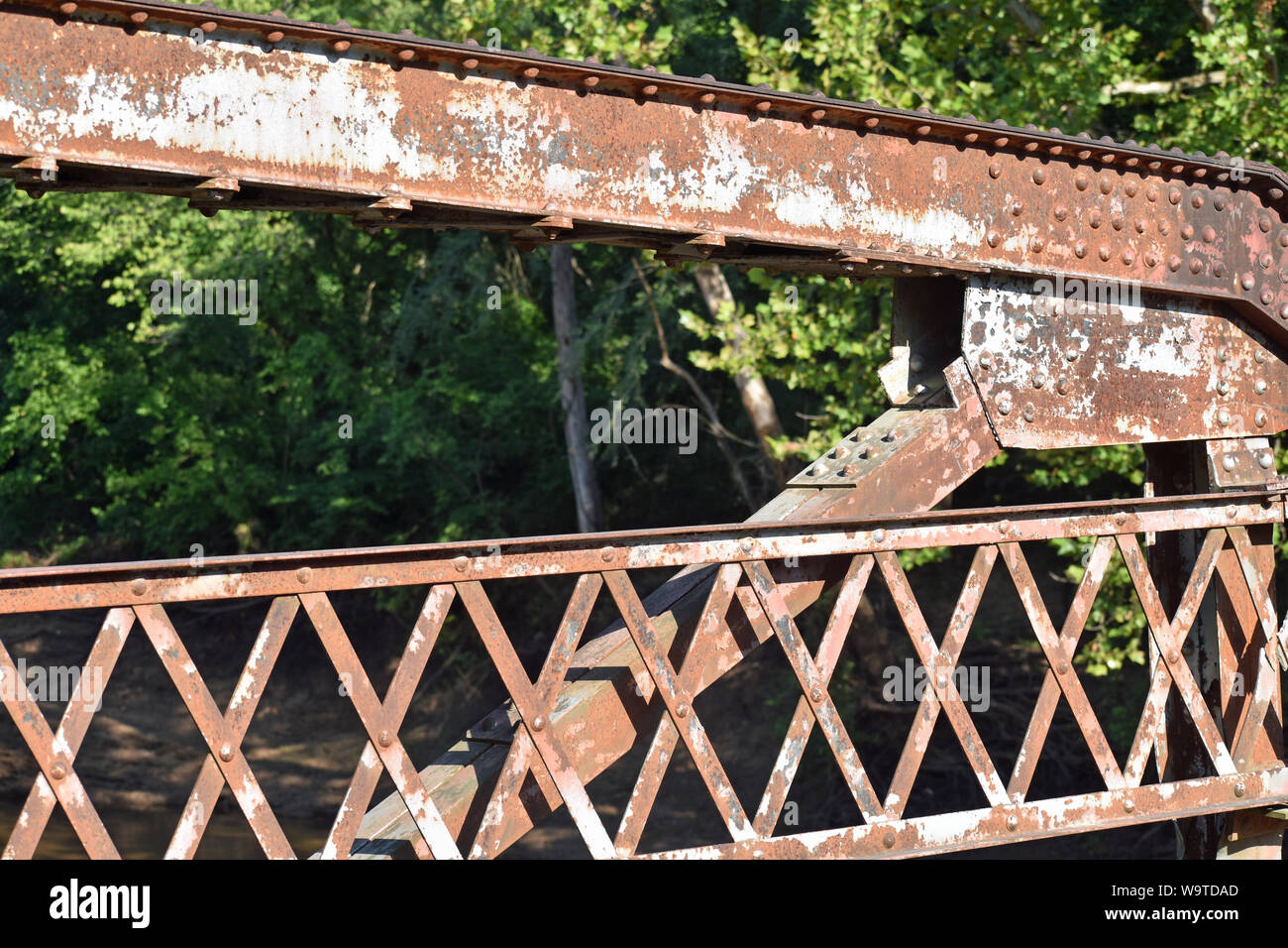Old Steel Car Bridge Stock Photo - Alamy
