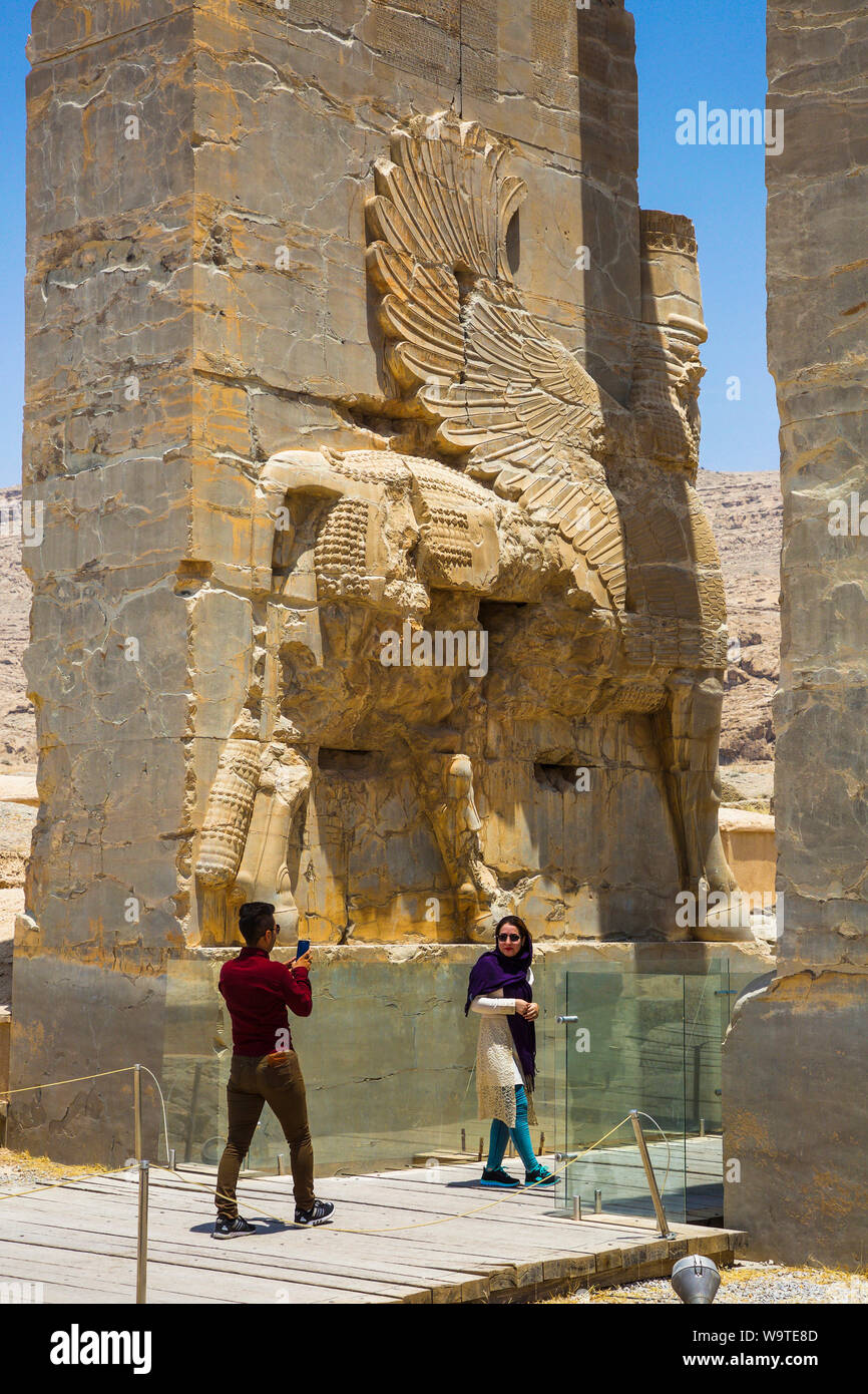Persepolis gate of xerxes hi-res stock photography and images - Alamy