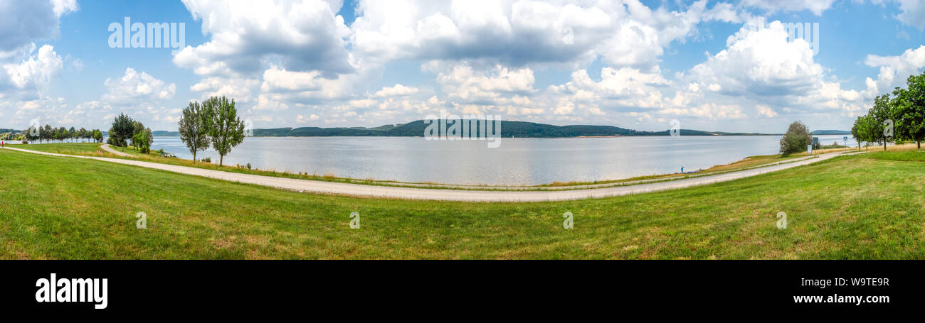 Lake Brombach (Brombachsee), Ramsberg in Bavaria, Germany Stock Photo ...