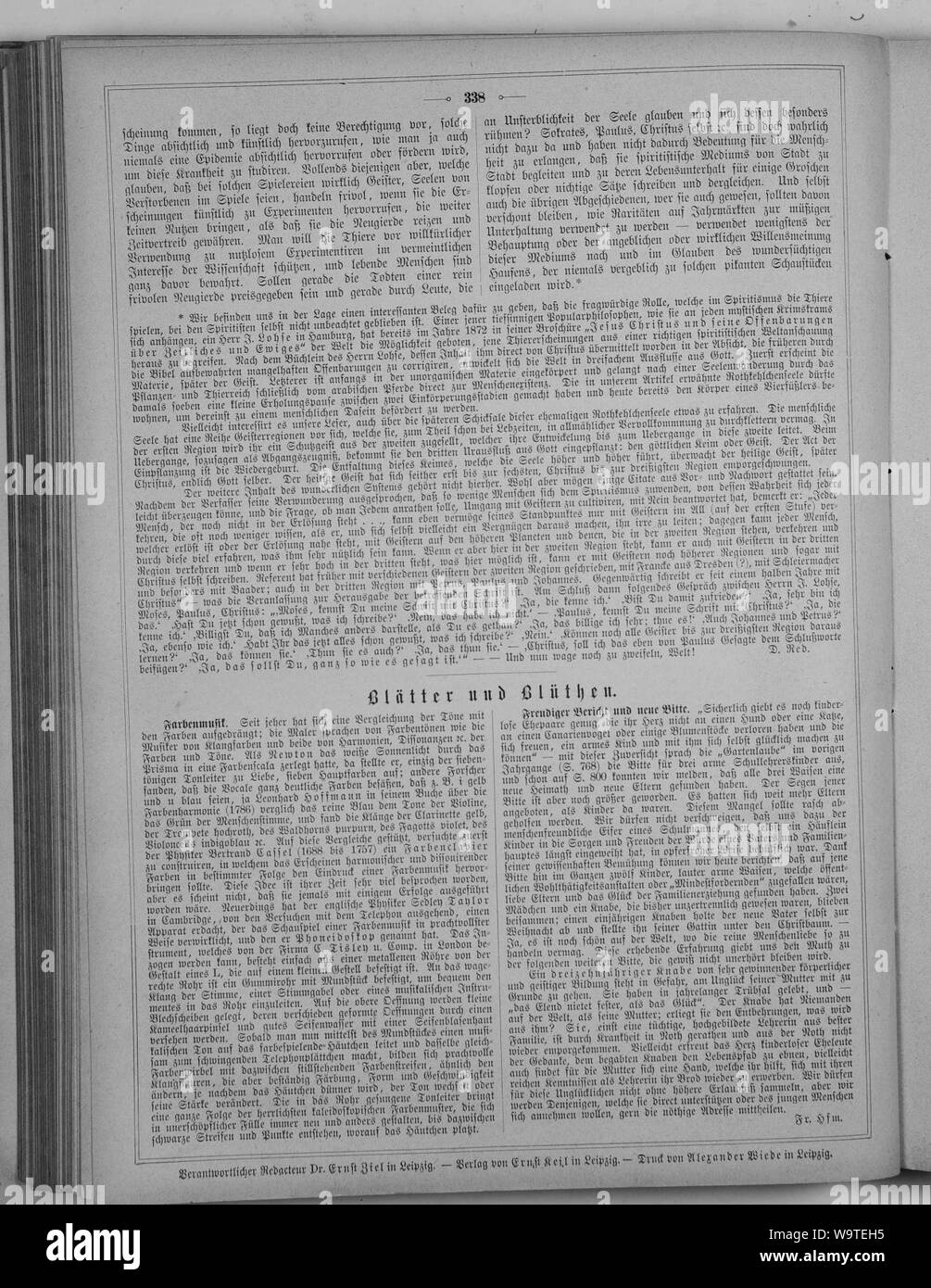 Die Gartenlaube (1878) 338 Stock Photo - Alamy