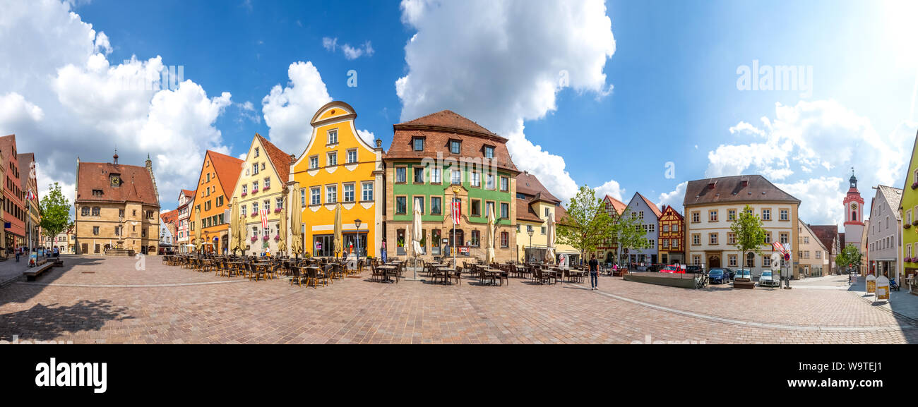 Market of Weissenburg in Bavaria, Germany Stock Photo - Alamy