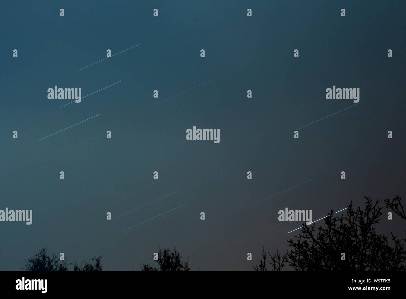 Long exposure shot of the Orion constellation Stock Photo - Alamy
