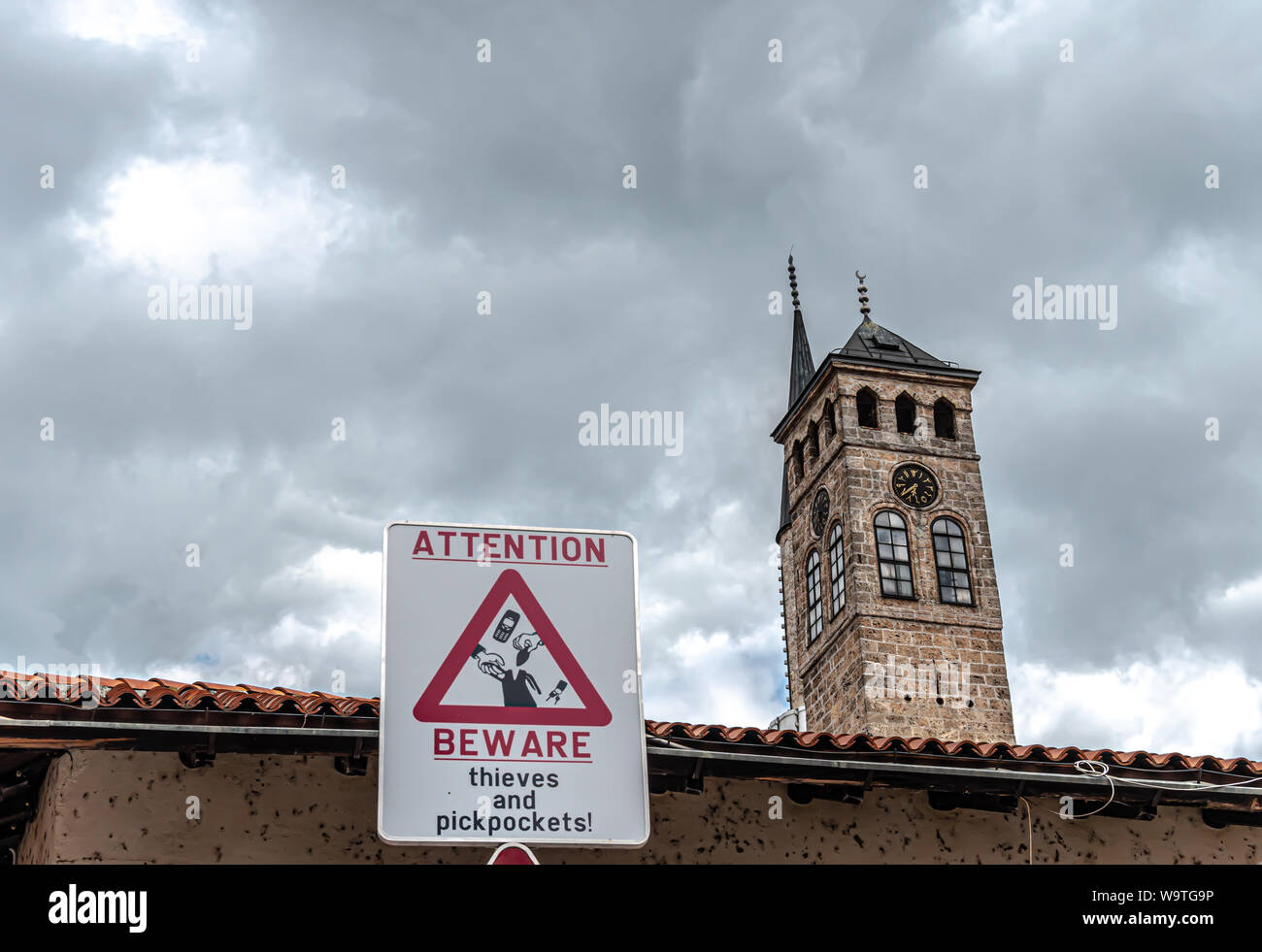 Bosnia street sign hi-res stock photography and images - Alamy