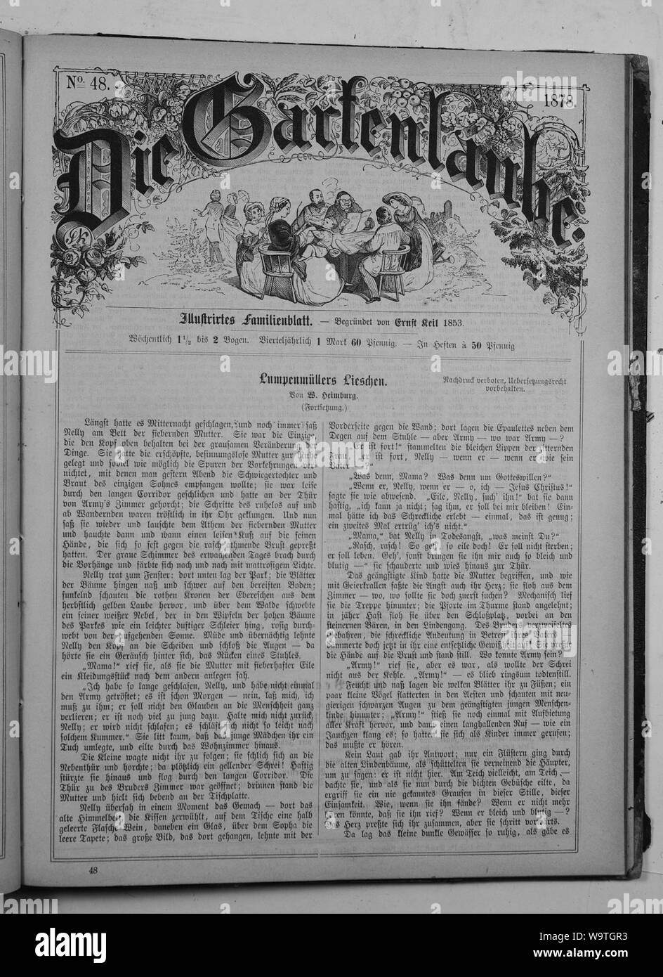 Die Gartenlaube (1878) 785 Stock Photo - Alamy