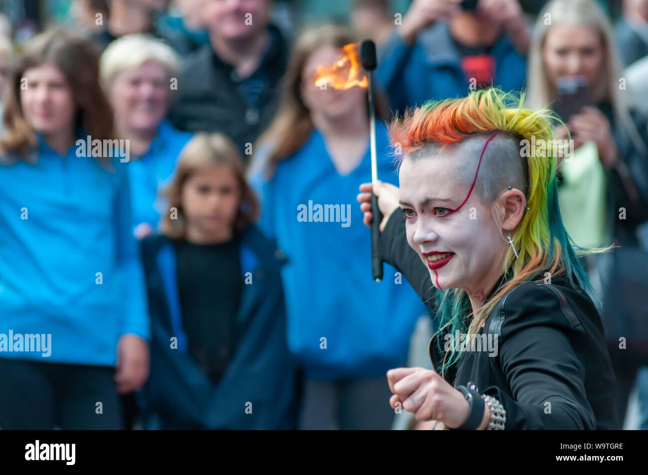 Edinburgh, Scotland, UK. 15th August, 2019. The street artist known as ...