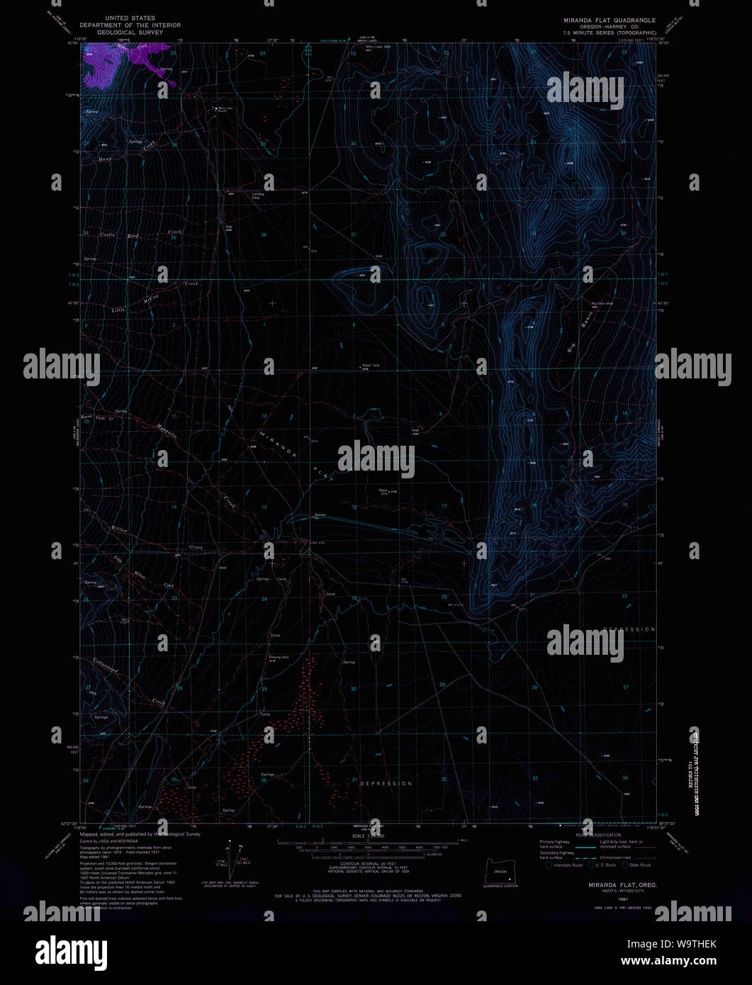 Map of miranda hi-res stock photography and images - Alamy