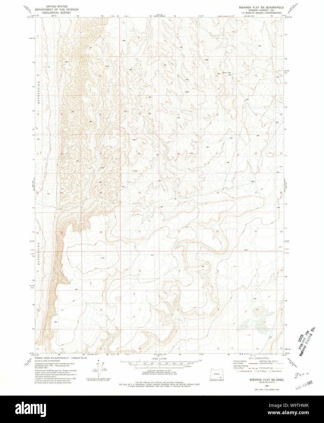 Miranda map hi-res stock photography and images - Alamy