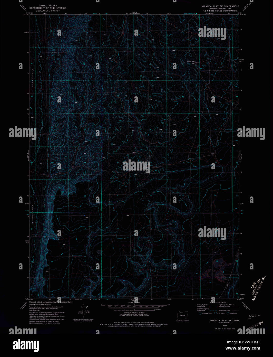 Map of miranda hi-res stock photography and images - Alamy