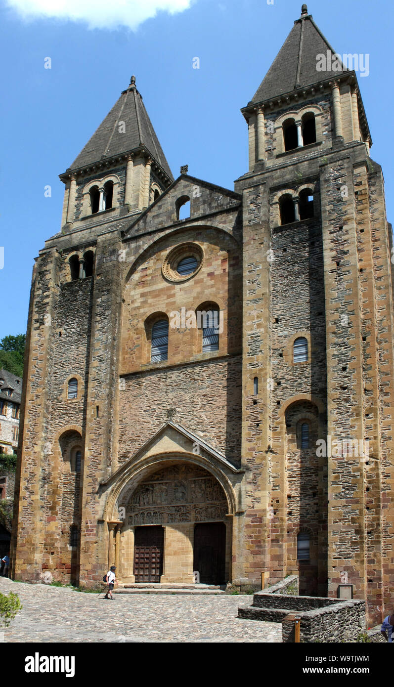 Conques Abbey, France Stock Photo - Alamy