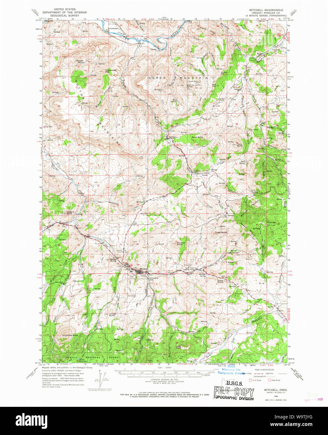 Mitchell map of the united states hi-res stock photography and images ...