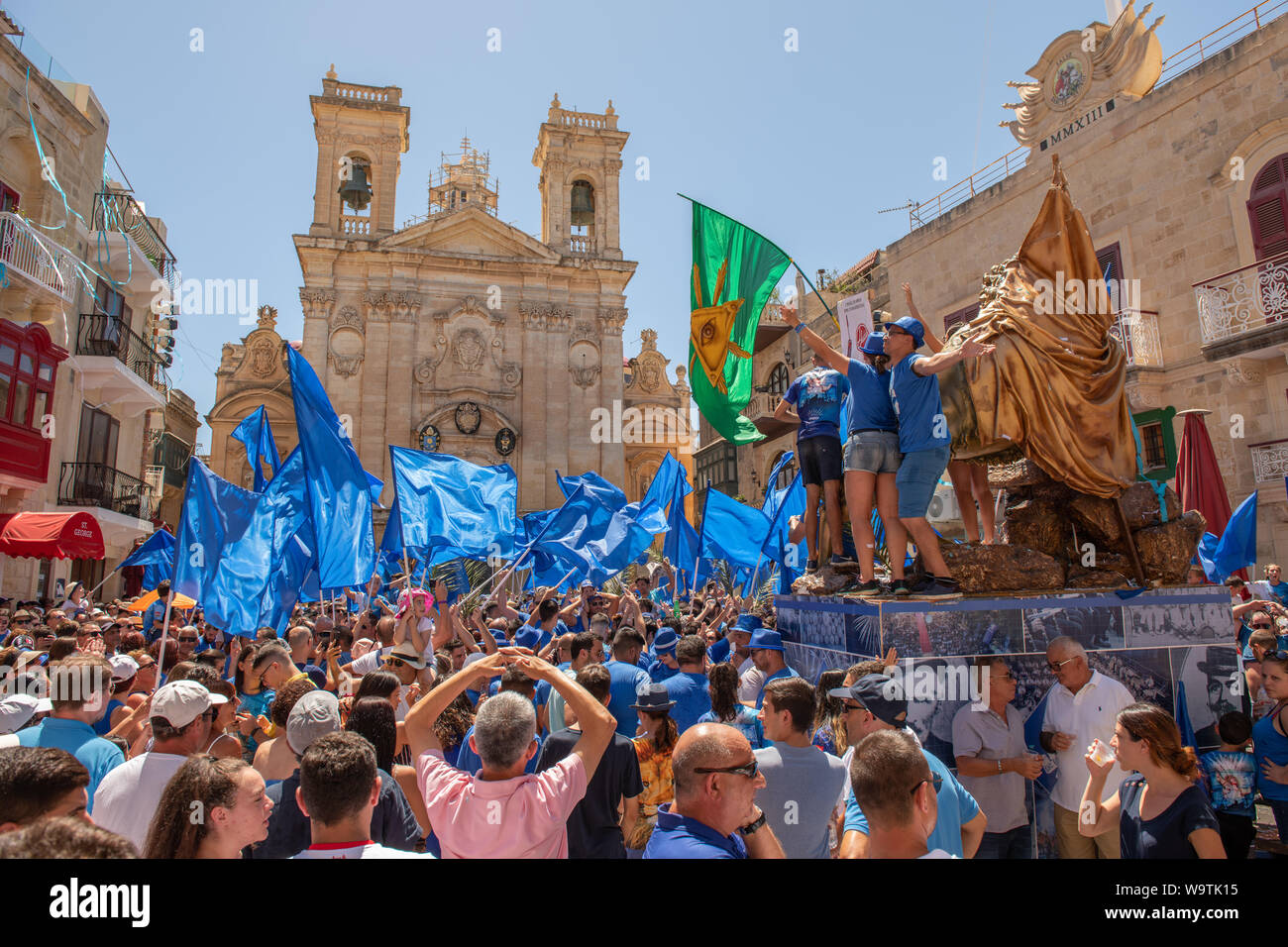 Santa Marija Festa Parade 2019, Victoria, Gozo Stock Photo - Alamy