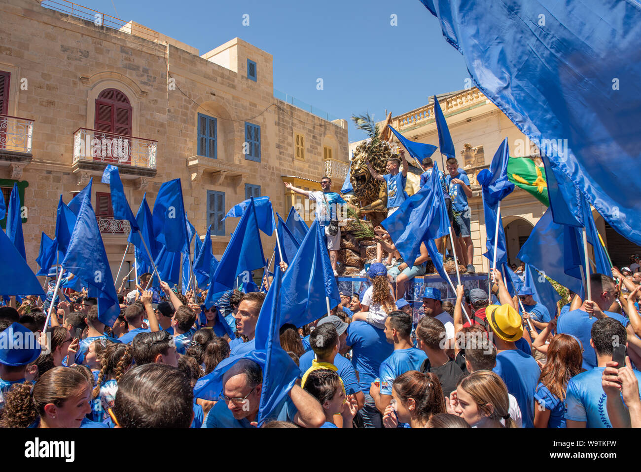 Santa Marija Festa Parade 2019, Victoria, Gozo Stock Photo - Alamy