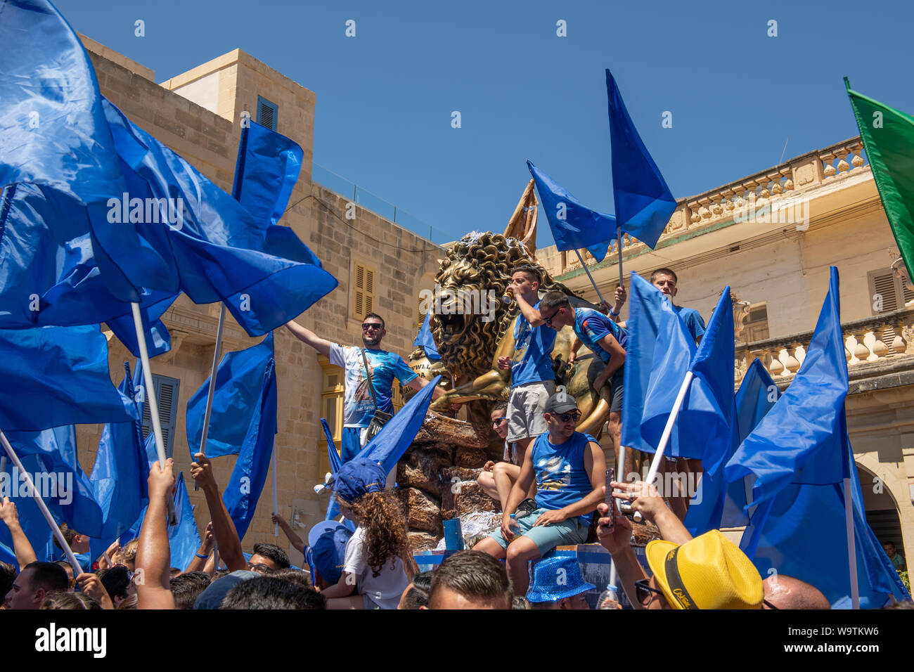Santa Marija Festa Parade 2019, Victoria, Gozo Stock Photo - Alamy