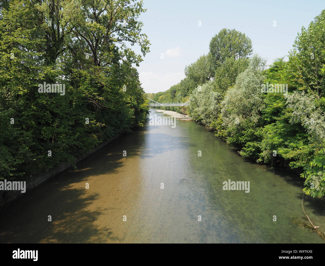 River Dora Riparia in Parco Dora park in Turin, Italy Stock Photo - Alamy