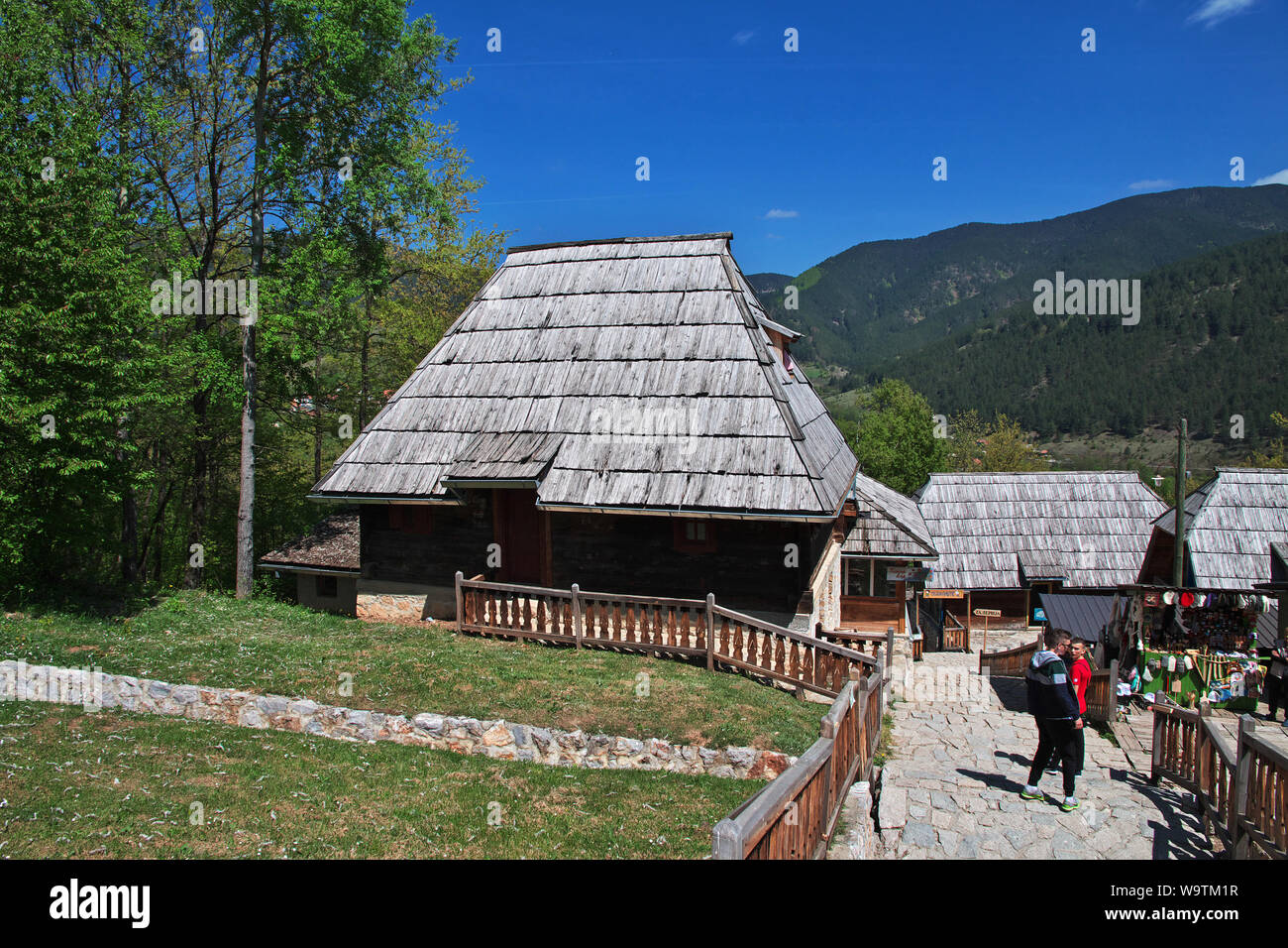 Serbian village square hi-res stock photography and images - Alamy