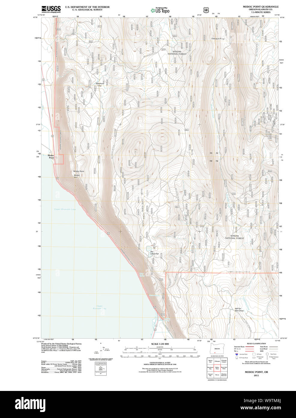 Modoc map Cut Out Stock Images & Pictures - Alamy