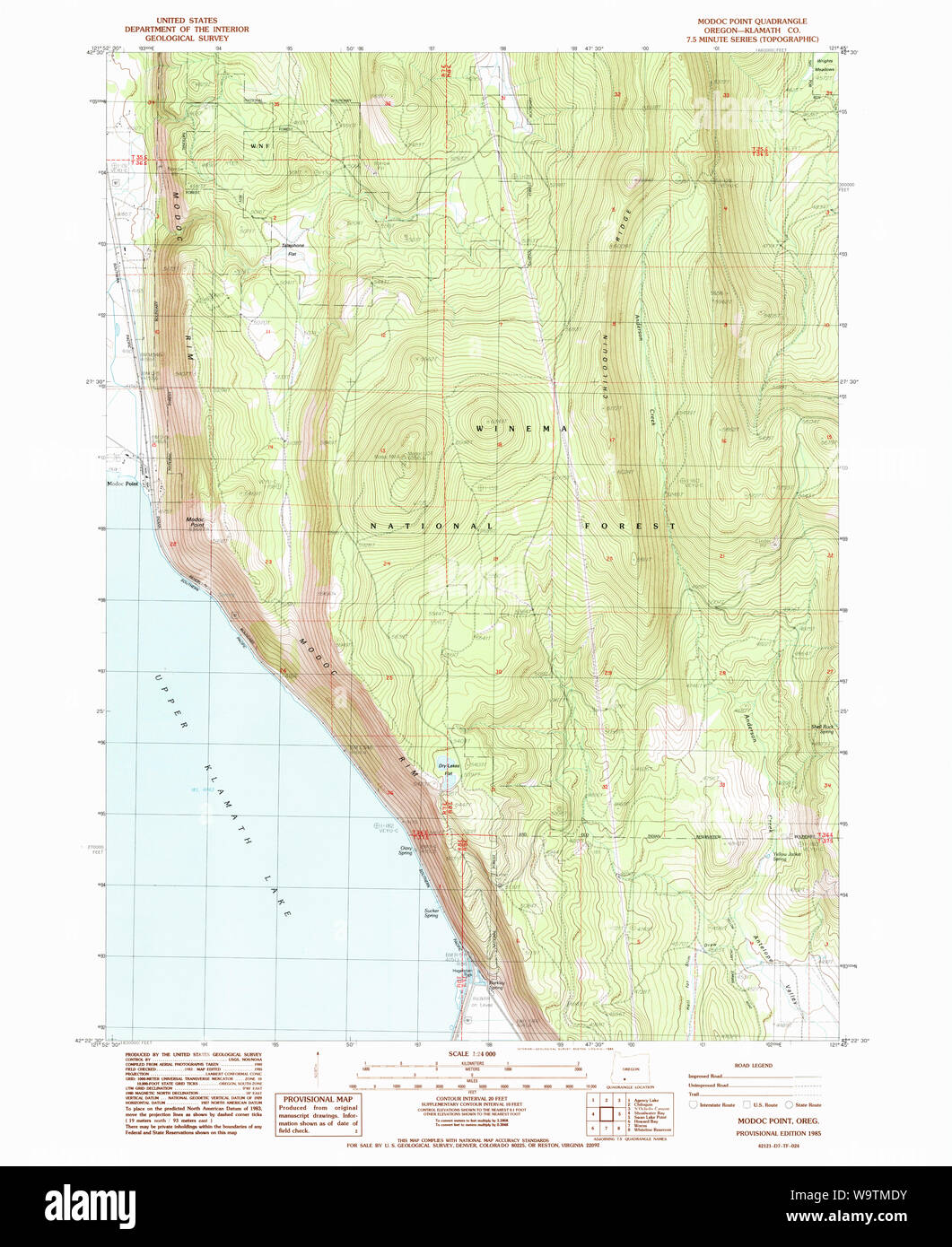 Modoc map hi-res stock photography and images - Alamy