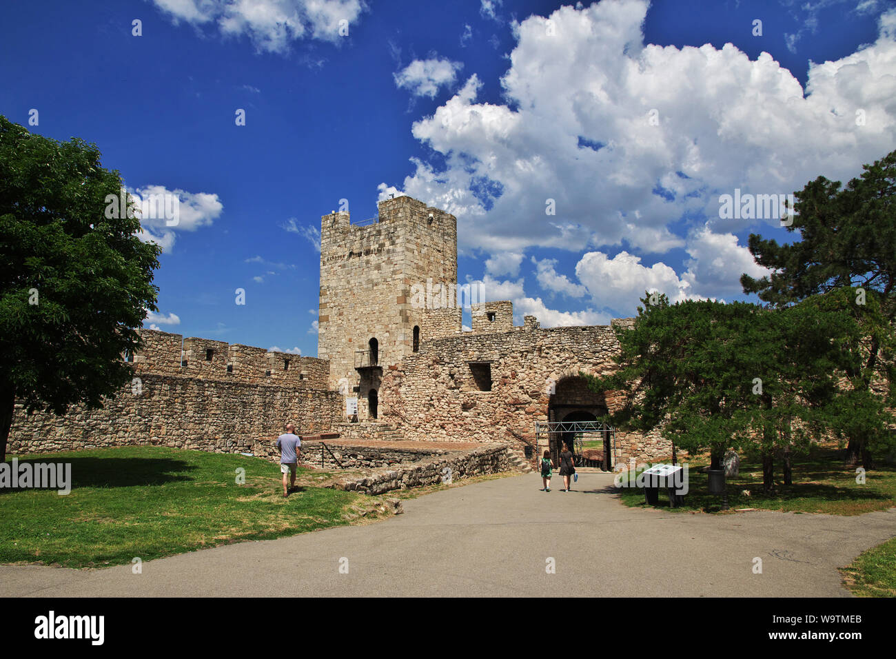 Castle in Belgrade city, Serbia Stock Photo - Alamy