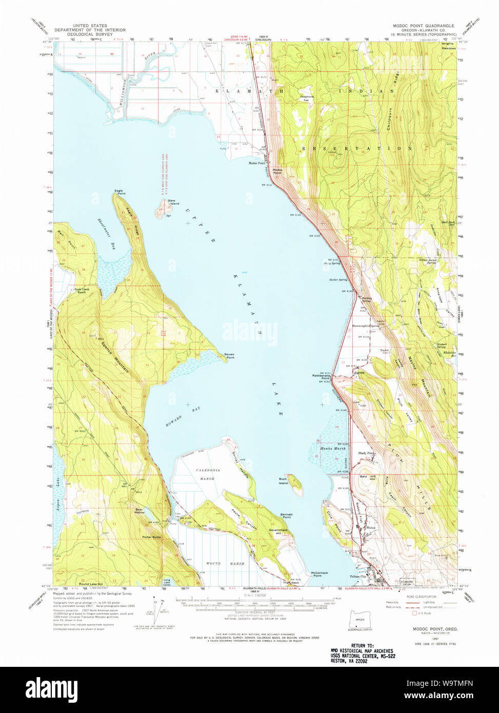 Modoc map hi-res stock photography and images - Alamy