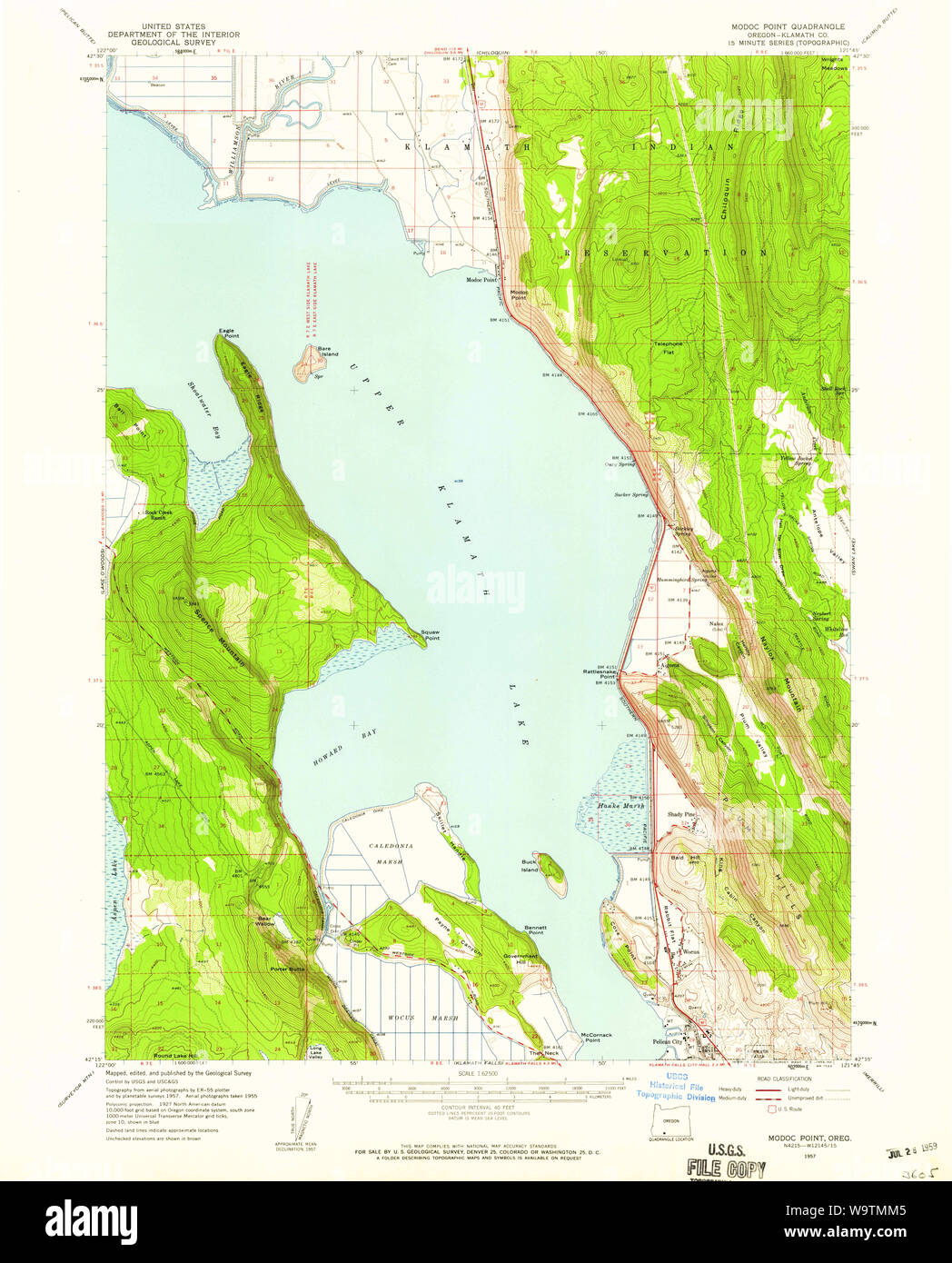 Modoc map hi-res stock photography and images - Alamy