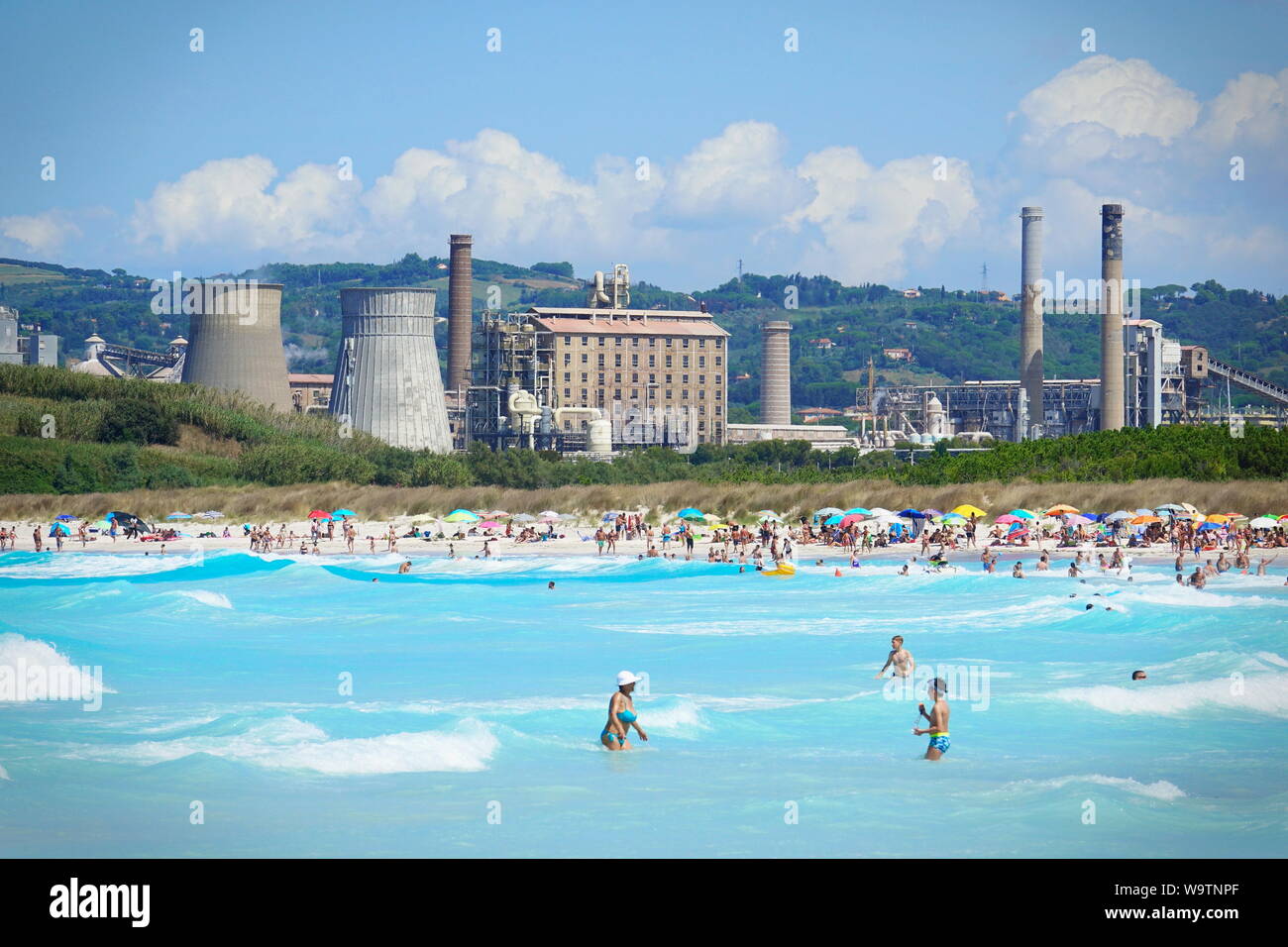 the White Beaches are among the most polluted in Italy. Rosignano ...