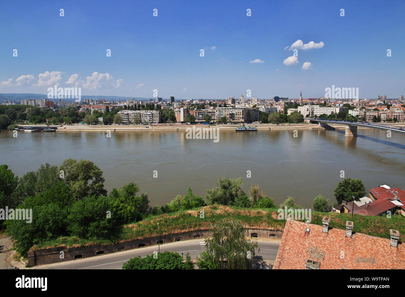 Danube river in Novi sad city, Serbia Stock Photo - Alamy